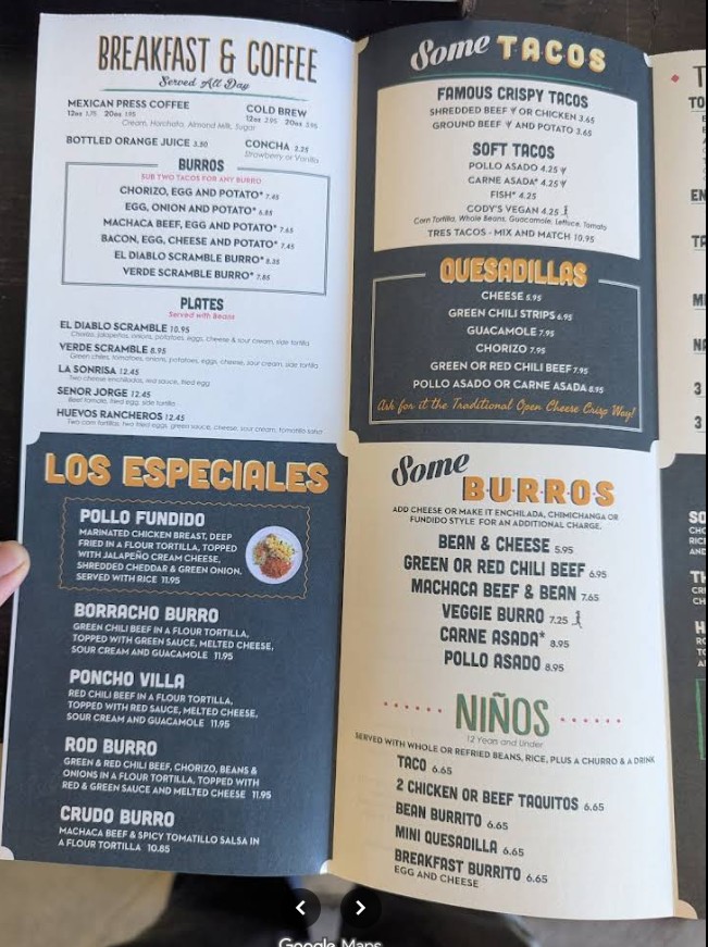 Someburros Restaurant Menu | Authentic Mexican Food, Tacos, Burros ...