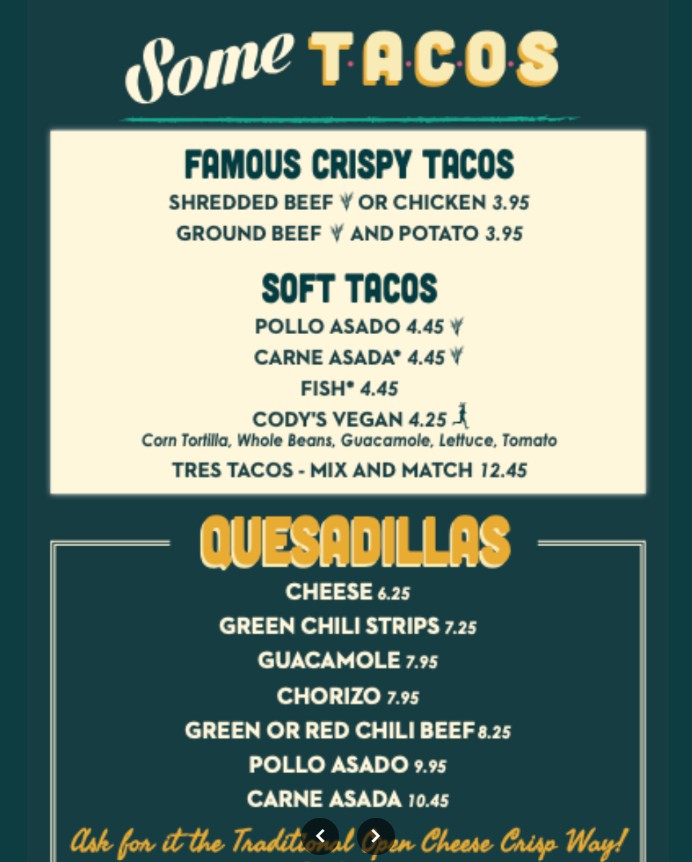 Someburros Restaurant Menu | Authentic Mexican Food, Tacos, Burros ...